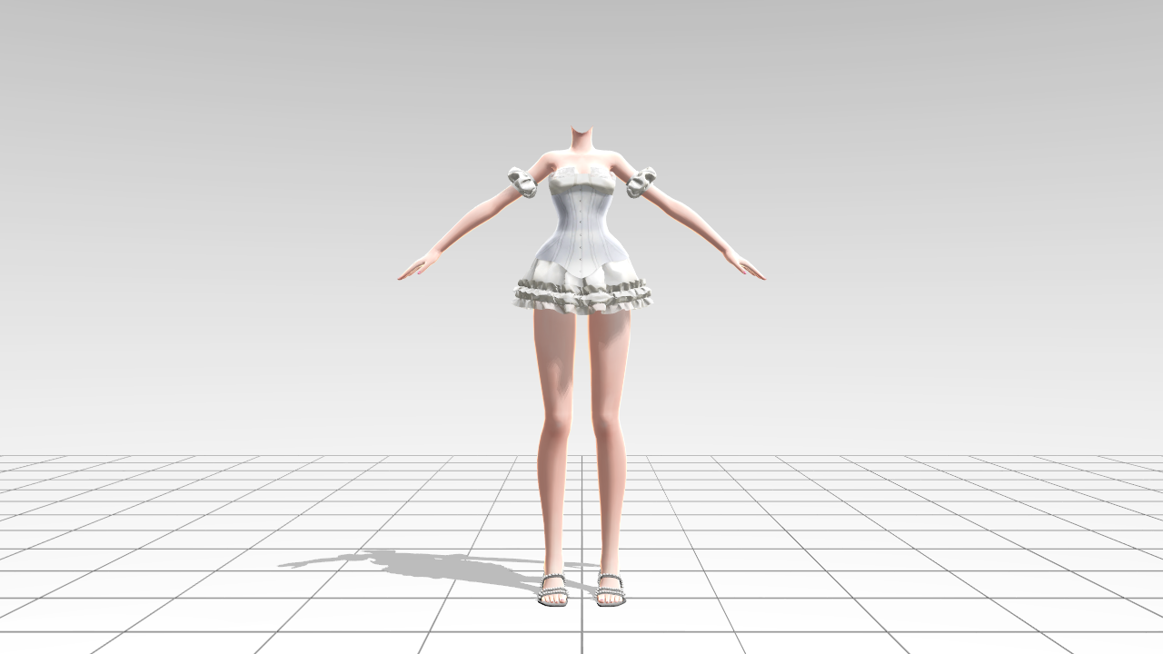 Outfit Corset Dress DL by AzaleaMMD on DeviantArt