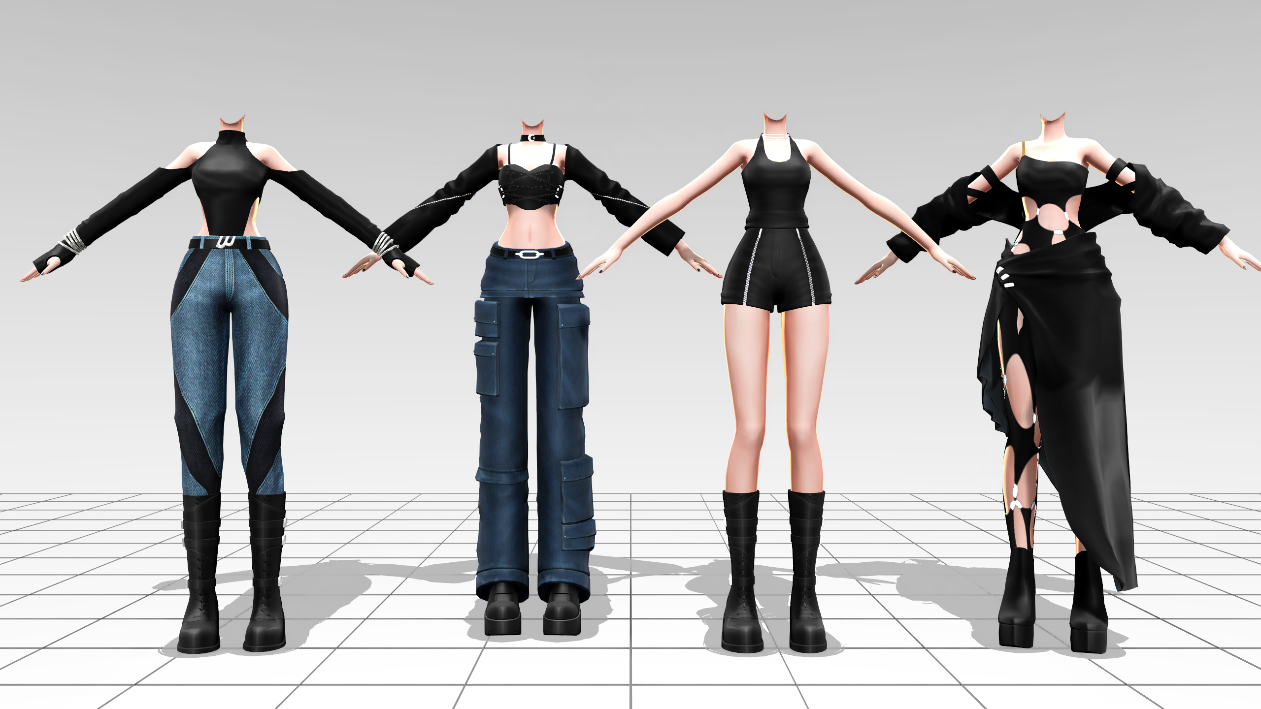MMD aespa Outfit Pack by AzaleaMMD on DeviantArt