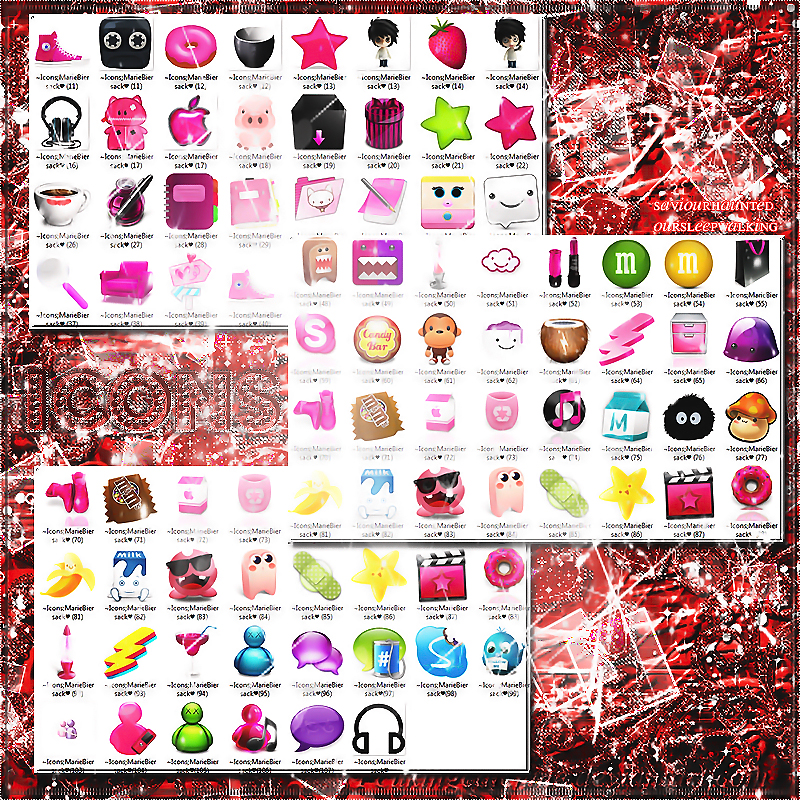 + Icons' by SaviourHaunted on DeviantArt