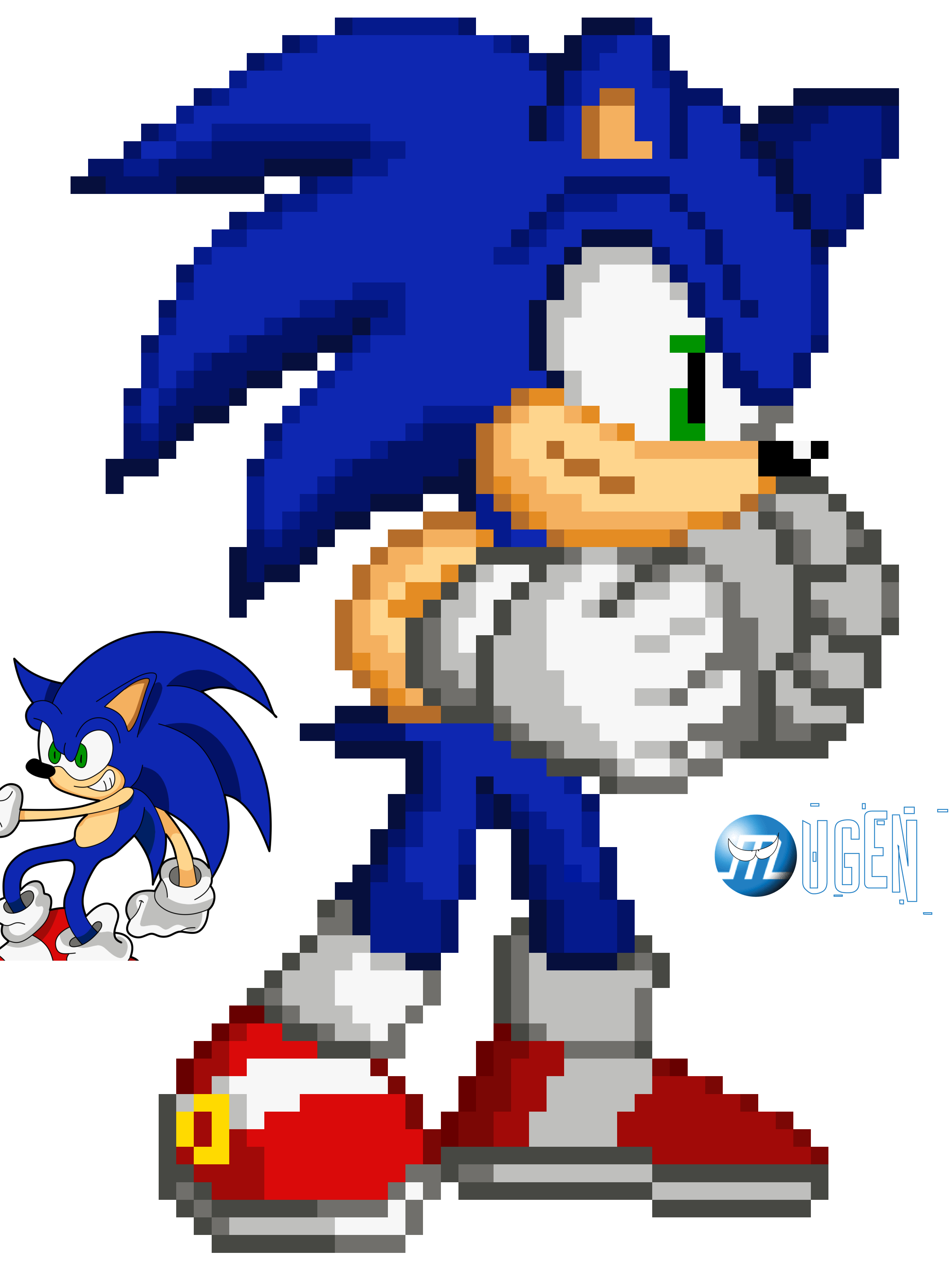 Mugen - Sonic (G.knux19) by smashland99 on DeviantArt