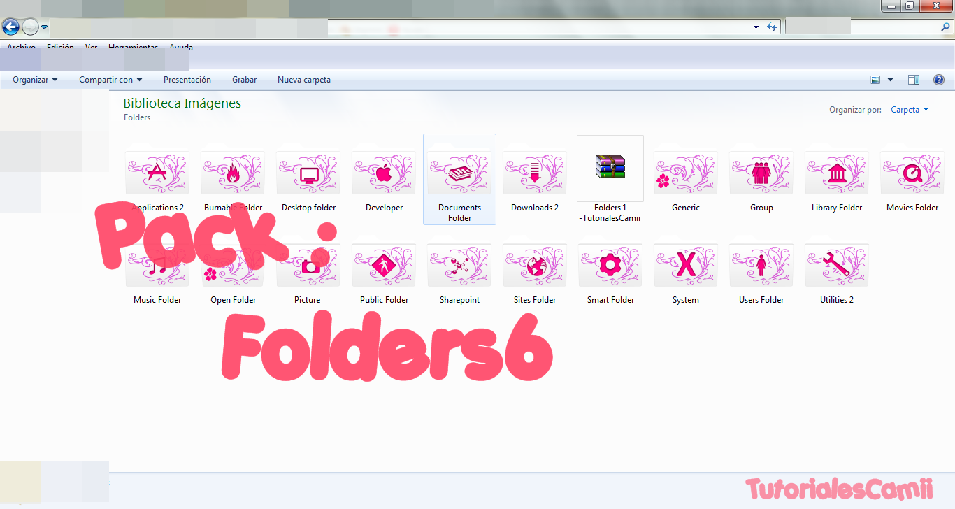 Folders 6 by TutorialesCamii on DeviantArt