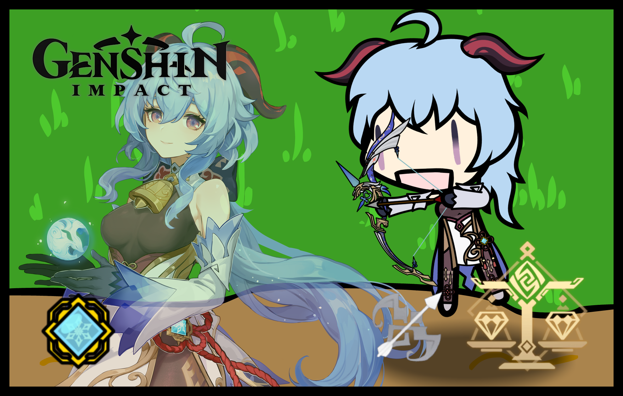 [Walfas Custom] Plenilune Gaze [Ganyu] by NishinoYura on DeviantArt