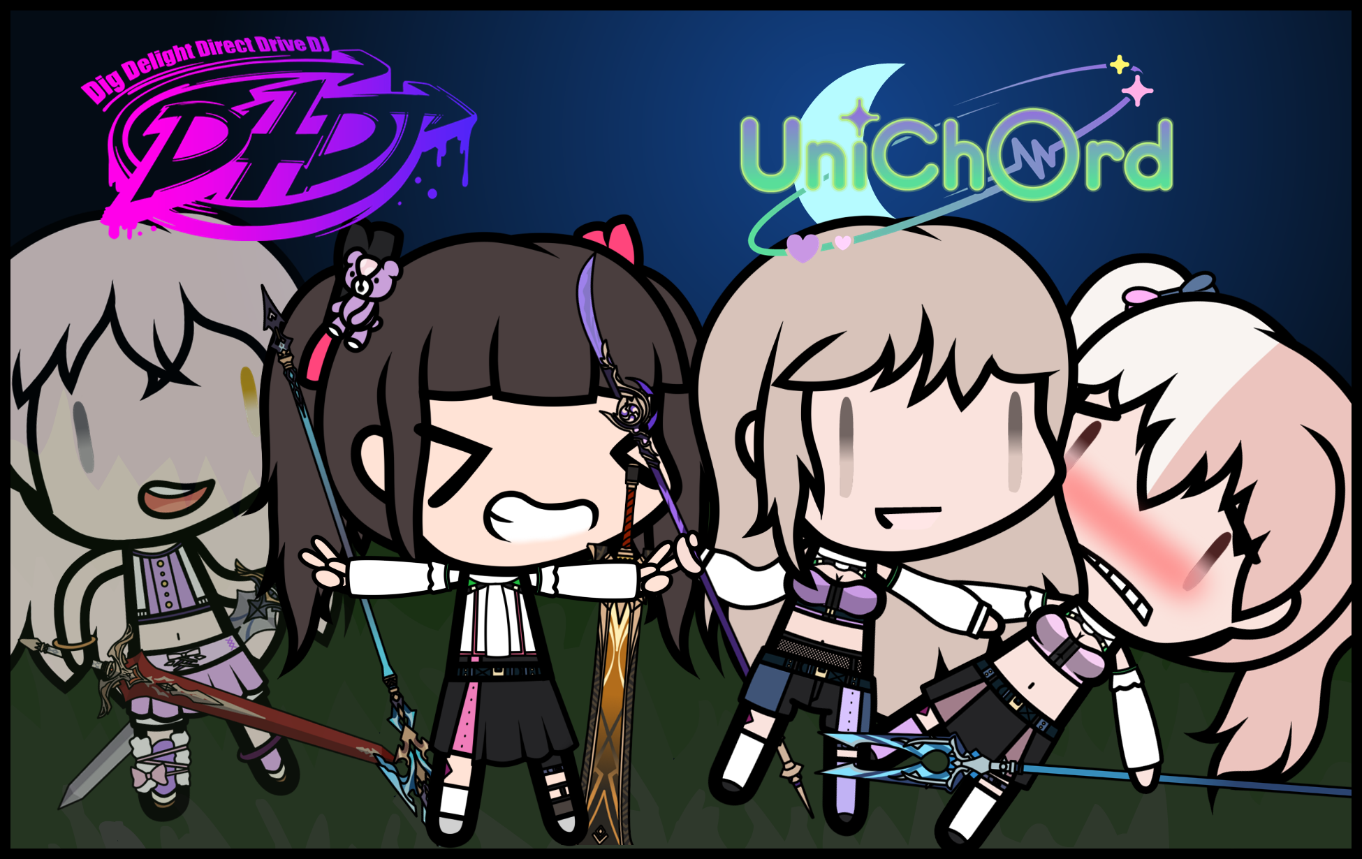 [Walfas Custom] UniChOrd (D4DJ) by NishinoYura on DeviantArt