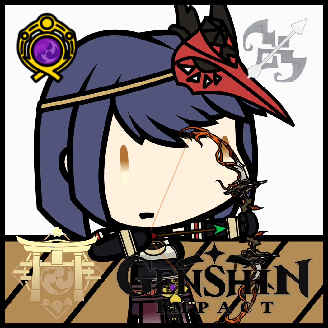 [Walfas Custom] Crowfeather Kaburaya [Kujou Sara] by NishinoYura on ...