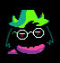 Vampire Ralsei Talksprite Bored by BubbyAroura on DeviantArt