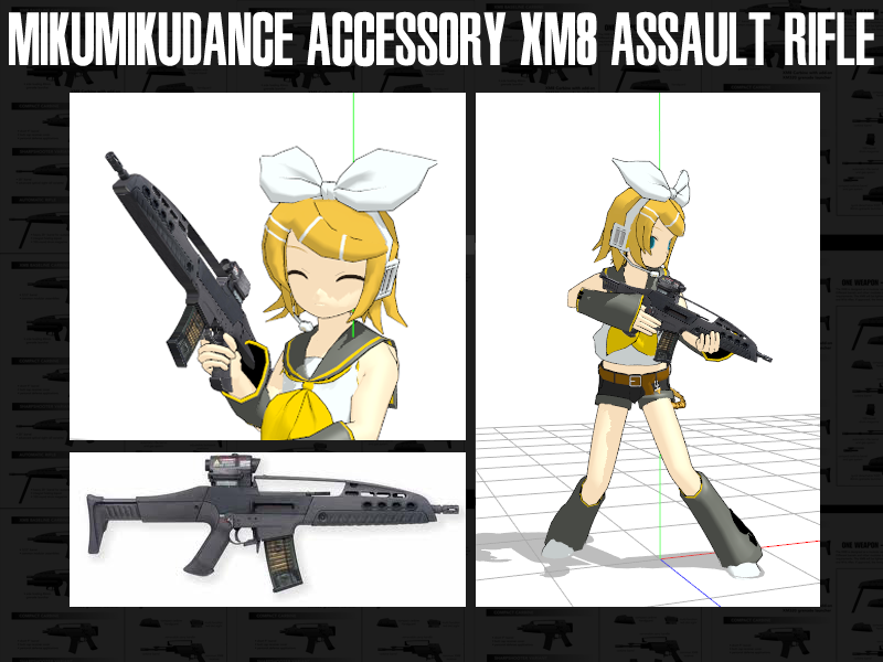 MikuMikuDance - XM8 Assault Rifle by RaidenRaidenRaiden on DeviantArt