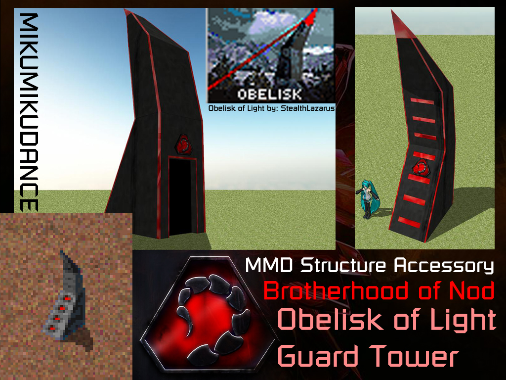MMD Structure Accessory - Nod Obelisk of Light by RaidenRaidenRaiden on ...
