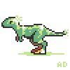 8-bit-T-Rex by e-pona on DeviantArt