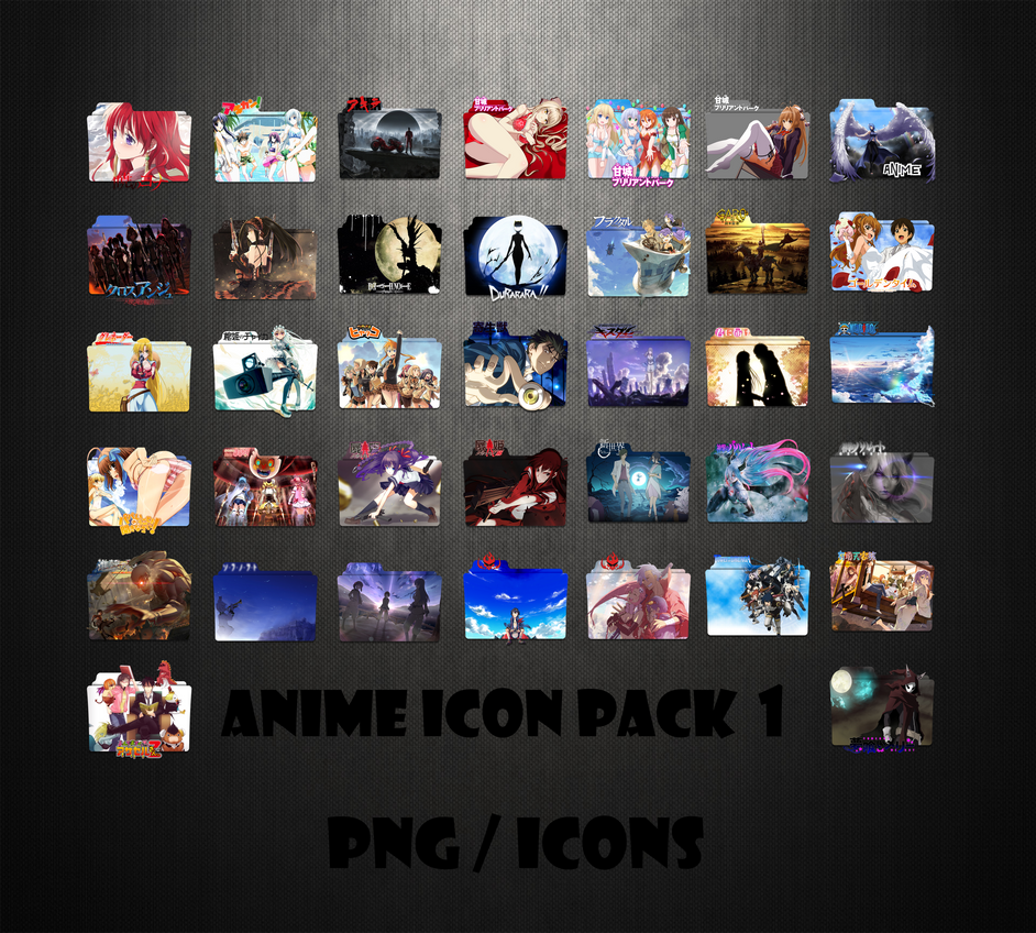 Anime Pack 1 (by alex-064) by alex-064 on DeviantArt