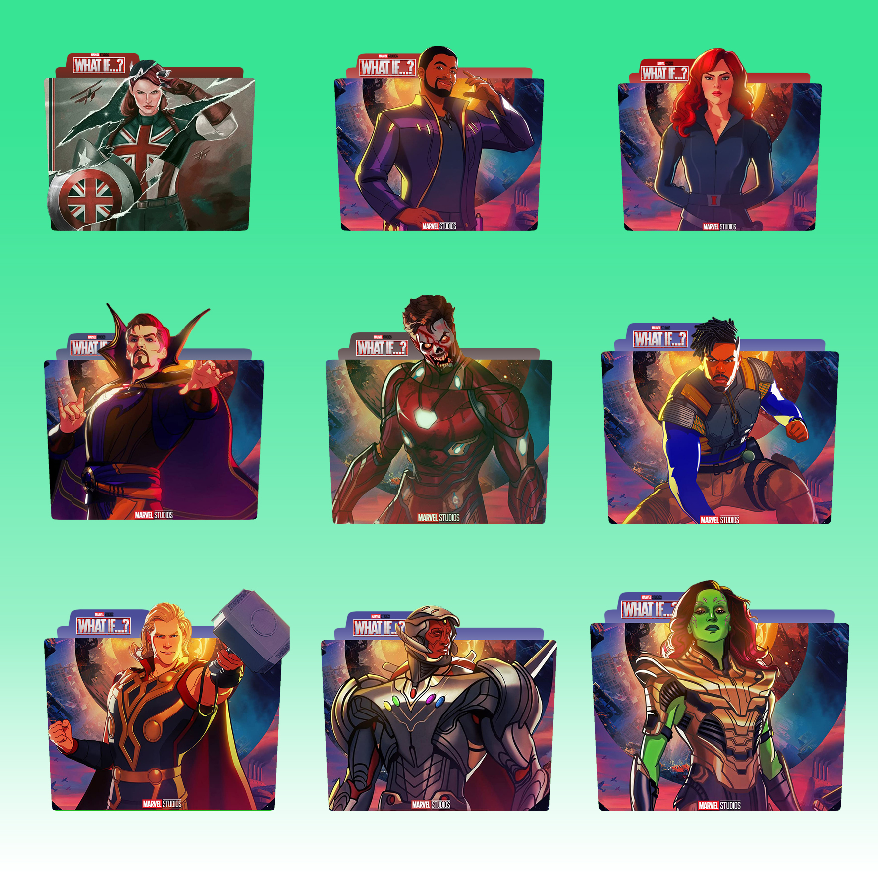 What If Episodes 1-9 Folder Icon by UncleSohrab on DeviantArt