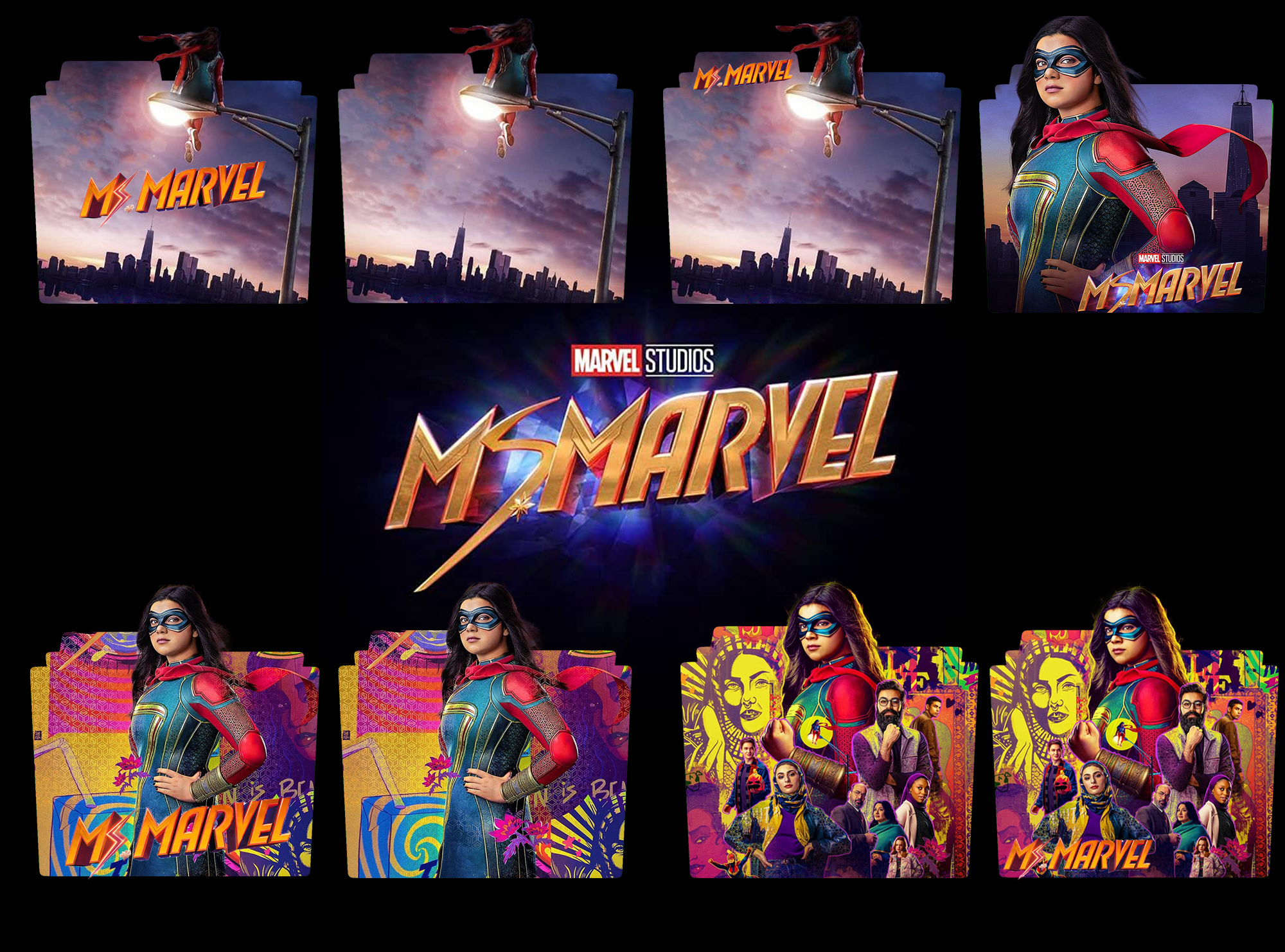 Ms. Marvel Folder Icon by UncleSohrab on DeviantArt