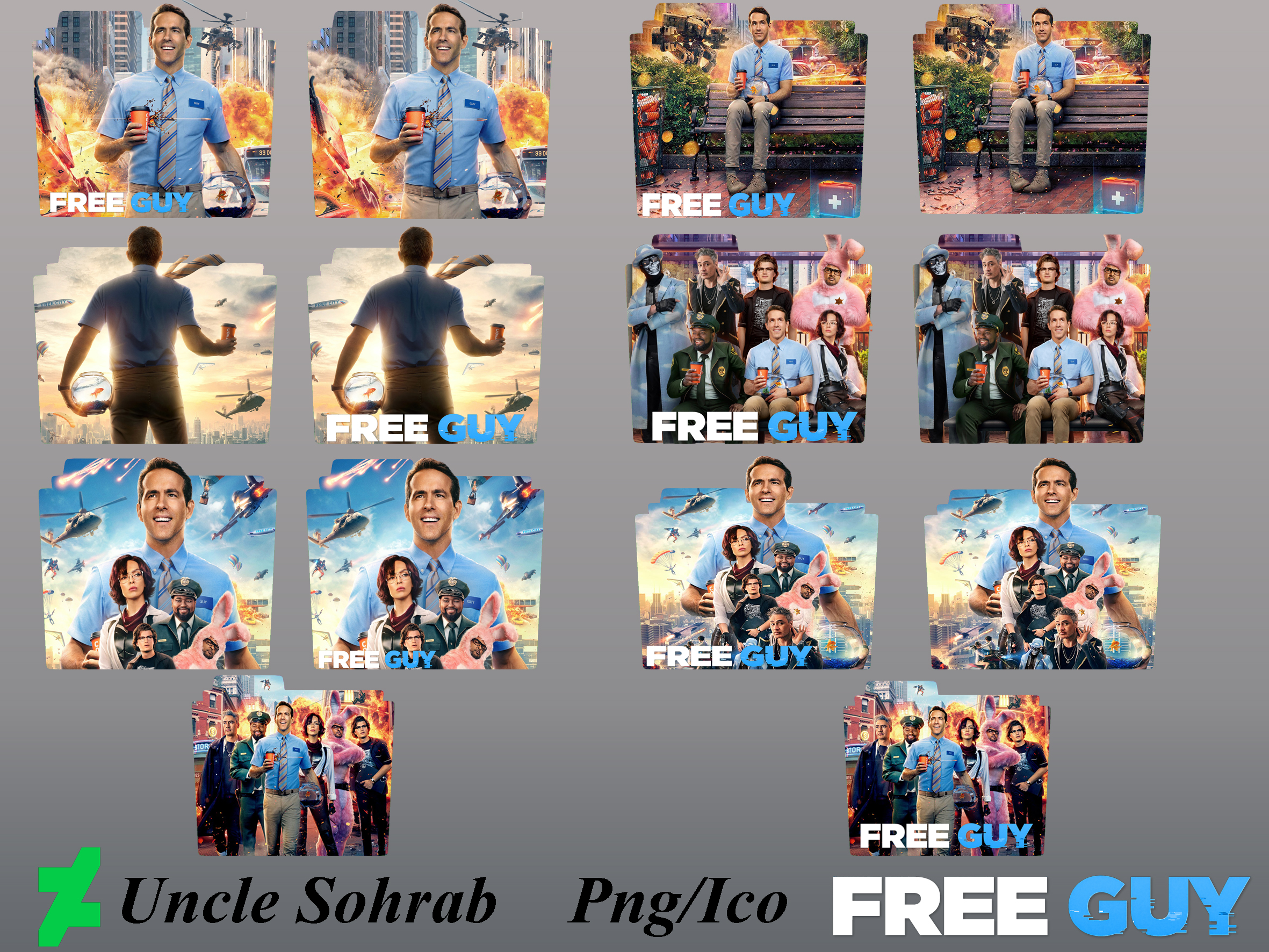 Free Guy Folder Icon by UncleSohrab on DeviantArt