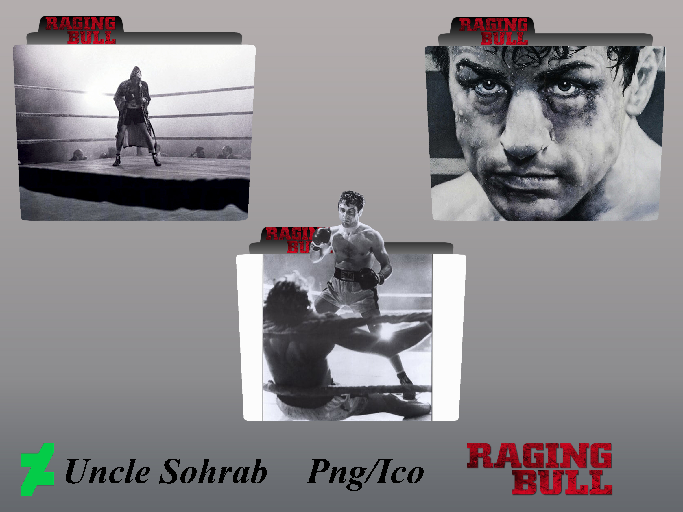 Raging Bull Folder Icon by UncleSohrab on DeviantArt