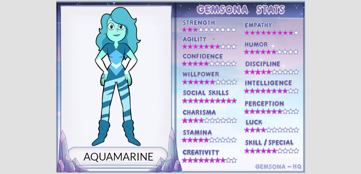 Gemsona reference sheet by CookieCoCoPuffs on DeviantArt