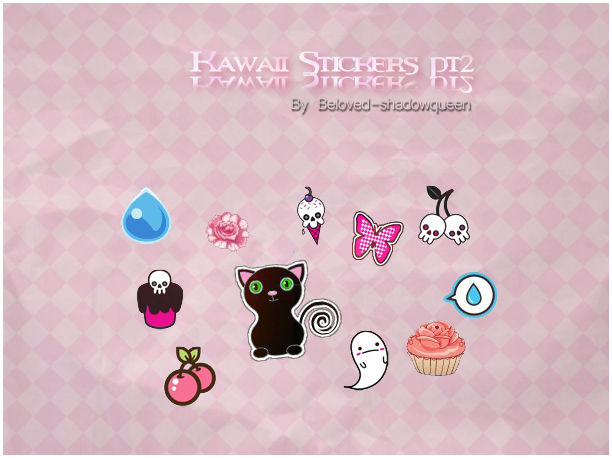 Kawaii Stickers pt2 by Beloved-shadowqueen on DeviantArt
