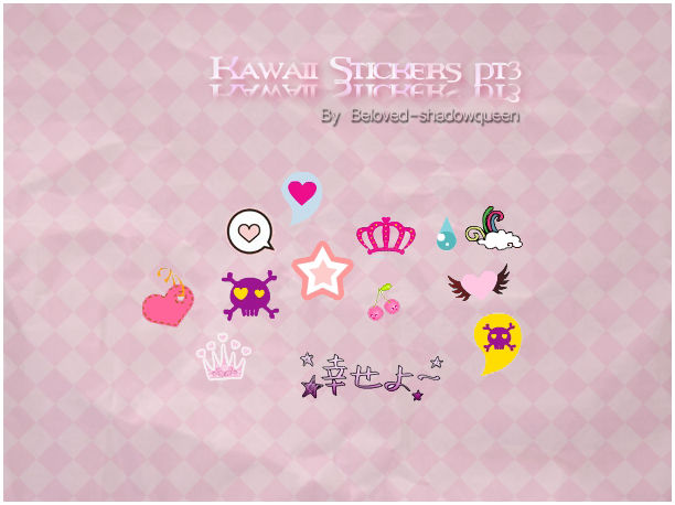 Kawaii Stickers pt3 by Beloved-shadowqueen on DeviantArt