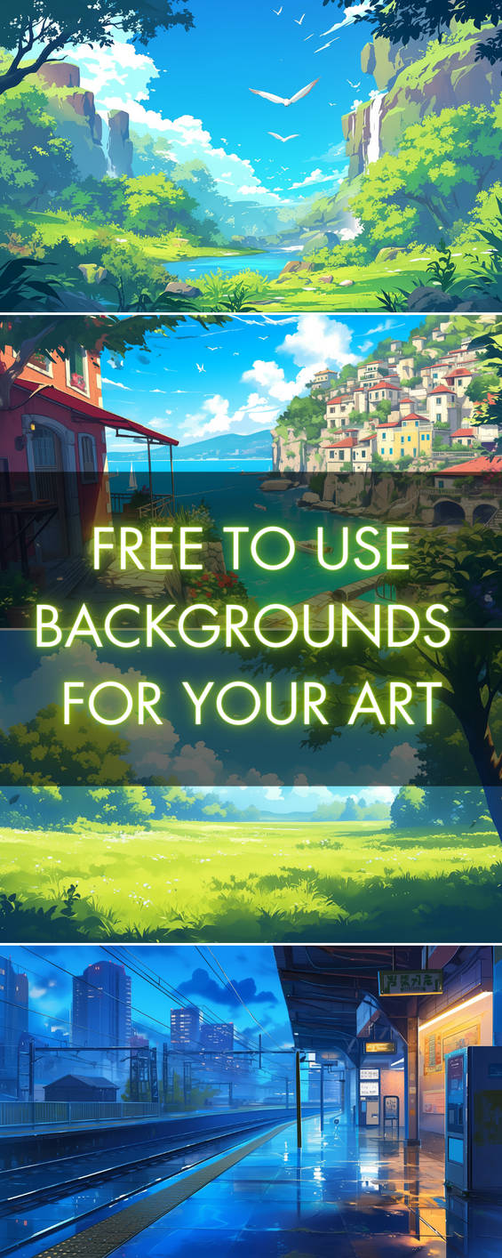 (FREE TO USE) Background set for your art by Niphion on DeviantArt