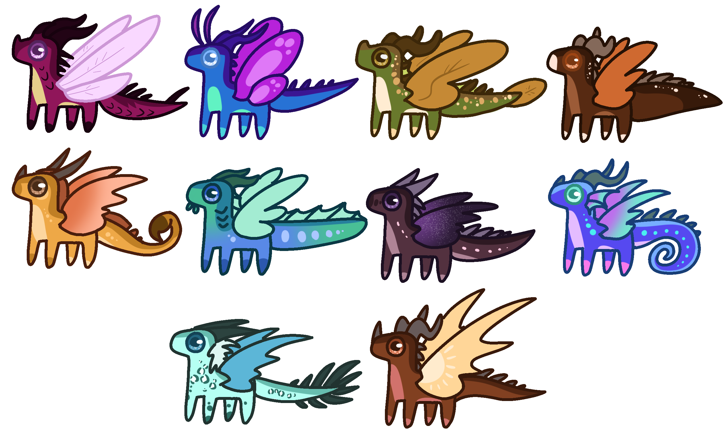 More WoF Adopts 2/20 by MoccaBliss on DeviantArt