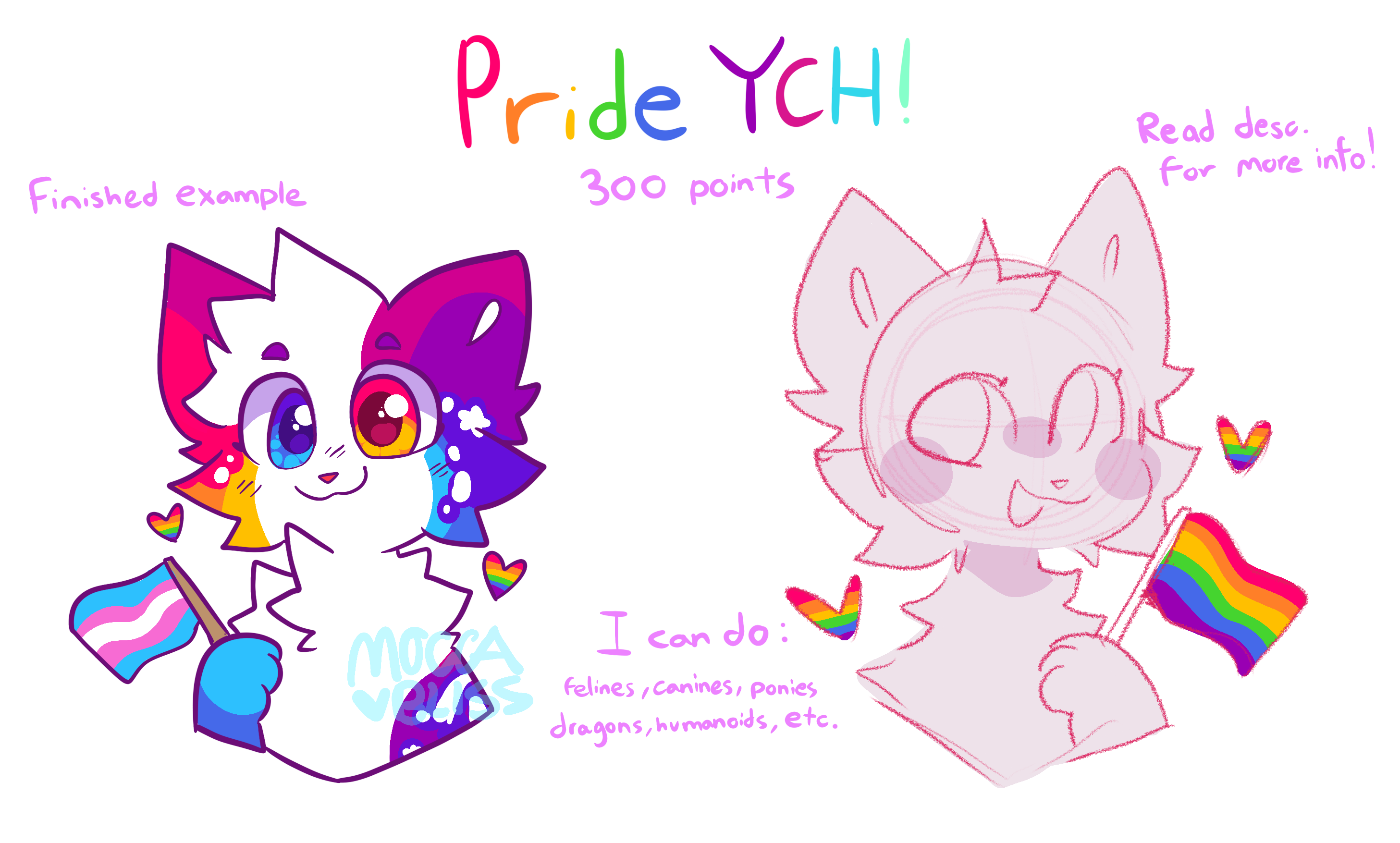 Pride YCH closed by MoccaBliss on DeviantArt