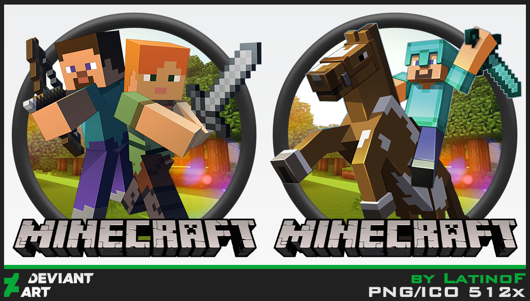 Minecraft - Icon by LatinoF on DeviantArt