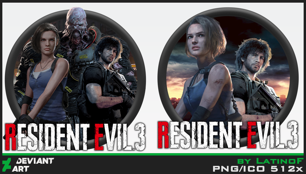 Resident Evil 3 (Remake) - Icon by LatinoF on DeviantArt