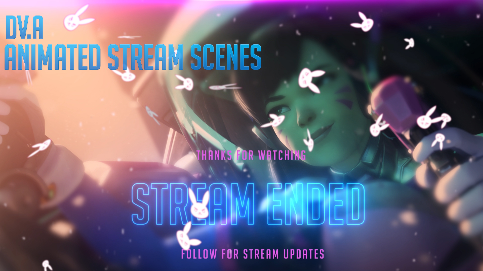 DVA OVERWATCH ANIMATED TWITCH SCENE STREAM END by Kireaki on DeviantArt