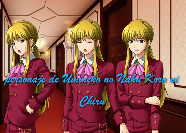 personaje de Umineko no Naku Koro ni Chiru by nasuki18 on DeviantArt