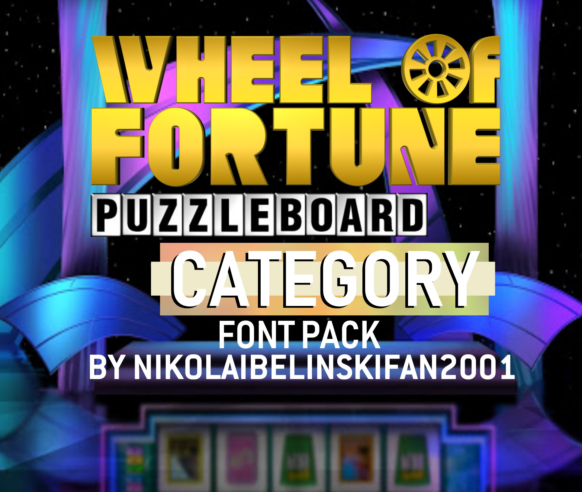 WOF Puzzleboard-Category Font Pack by NikolaiB2001 on DeviantArt