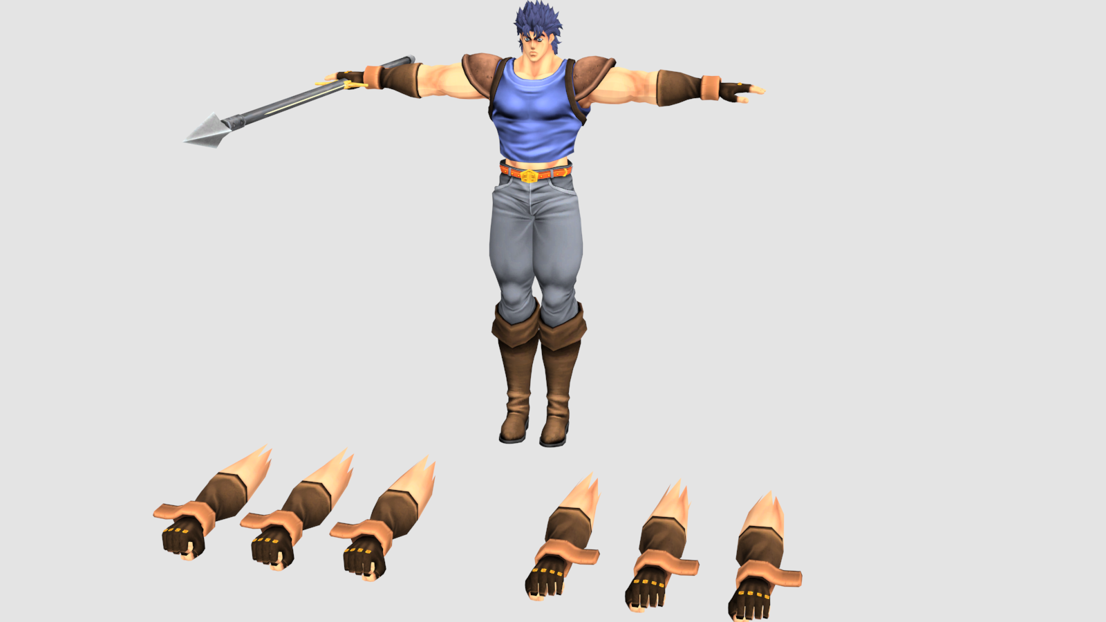 Jonathan Joestar - Rigged by JosouKitsune on DeviantArt
