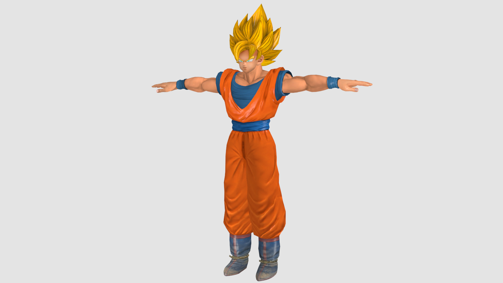Son Goku - Rigged by JosouKitsune on DeviantArt