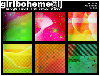 Halogen Summer Texture Set by Girlboheme on DeviantArt