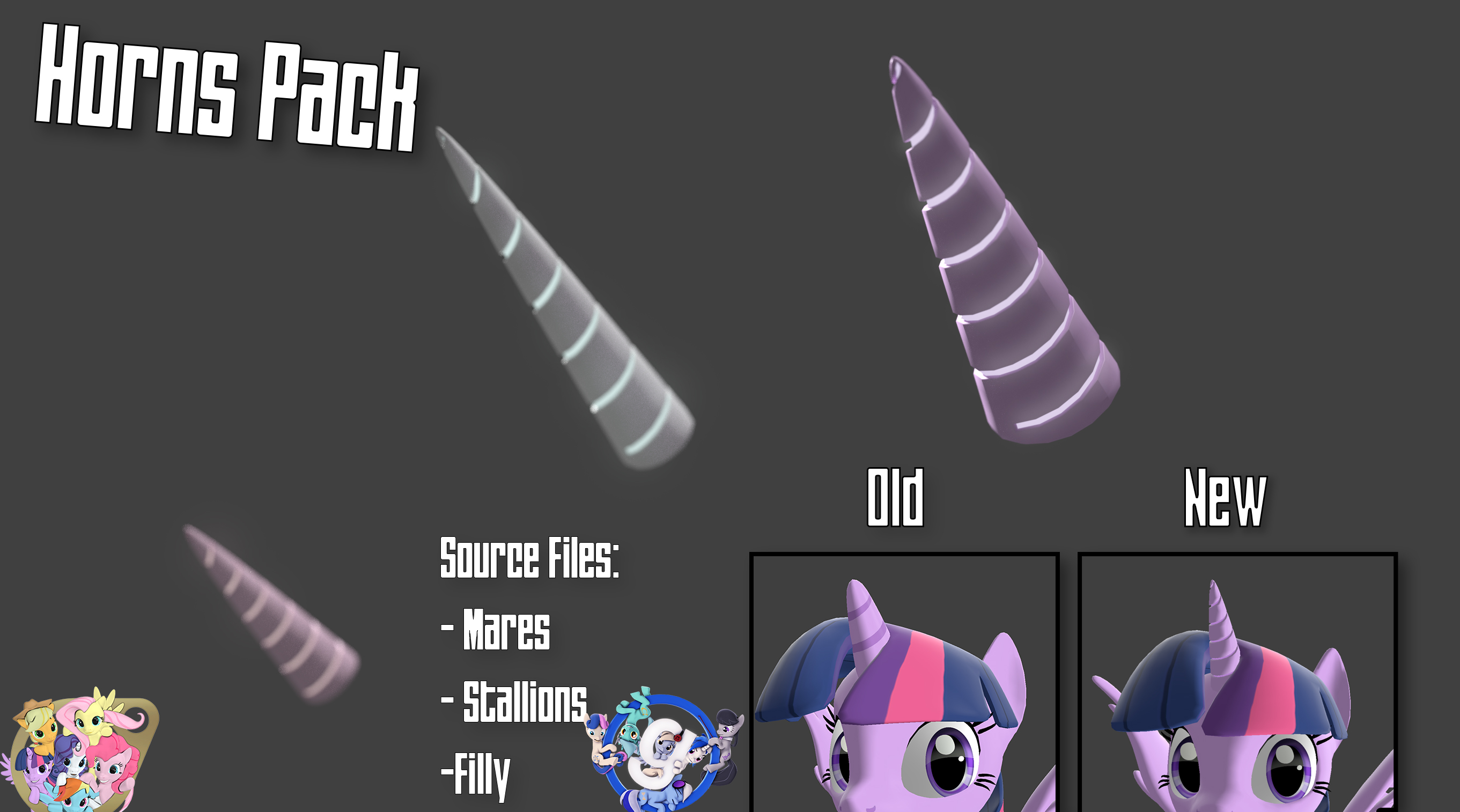 Horns Pack [Update] by Sindroom on DeviantArt