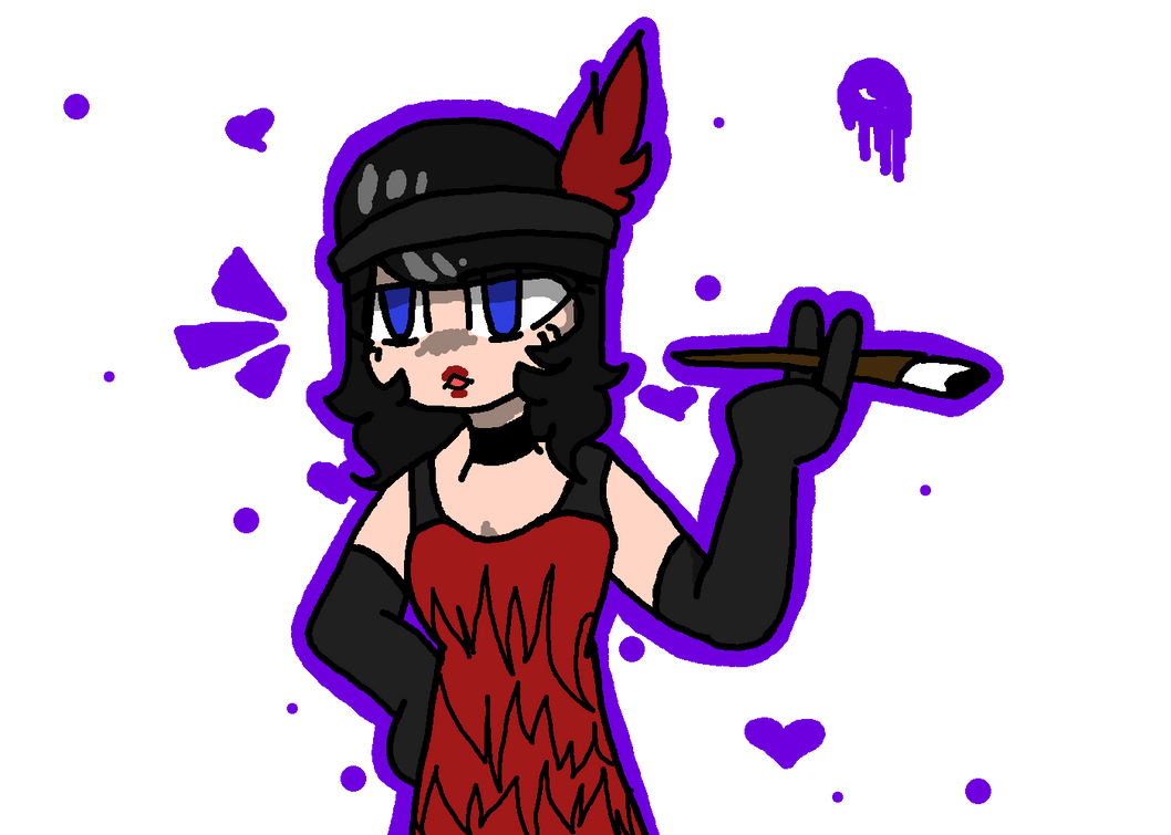 Flapper Scarlet {Happy Halloween!} by pokemon-cookie on DeviantArt