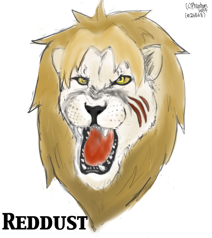 Roaring Lion Reddust Commission by DAReverse on DeviantArt