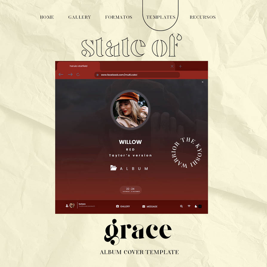 RED album cover by dianesyoung on DeviantArt