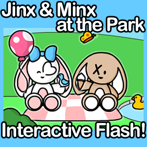 Jinx + Minx - at the Park by JinxBunny on DeviantArt