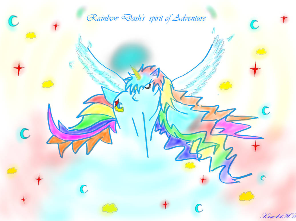Rainbow Dash Spirit by KanashiiBara on DeviantArt
