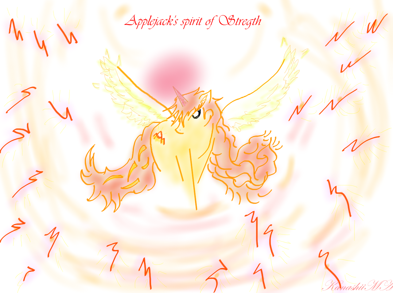 AppleJack Spirit by KanashiiBara on DeviantArt