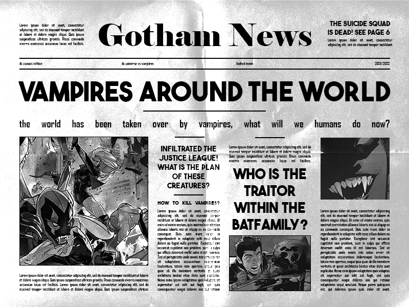 TEMPLATE : GOTHAM NEWS by babymagik on DeviantArt