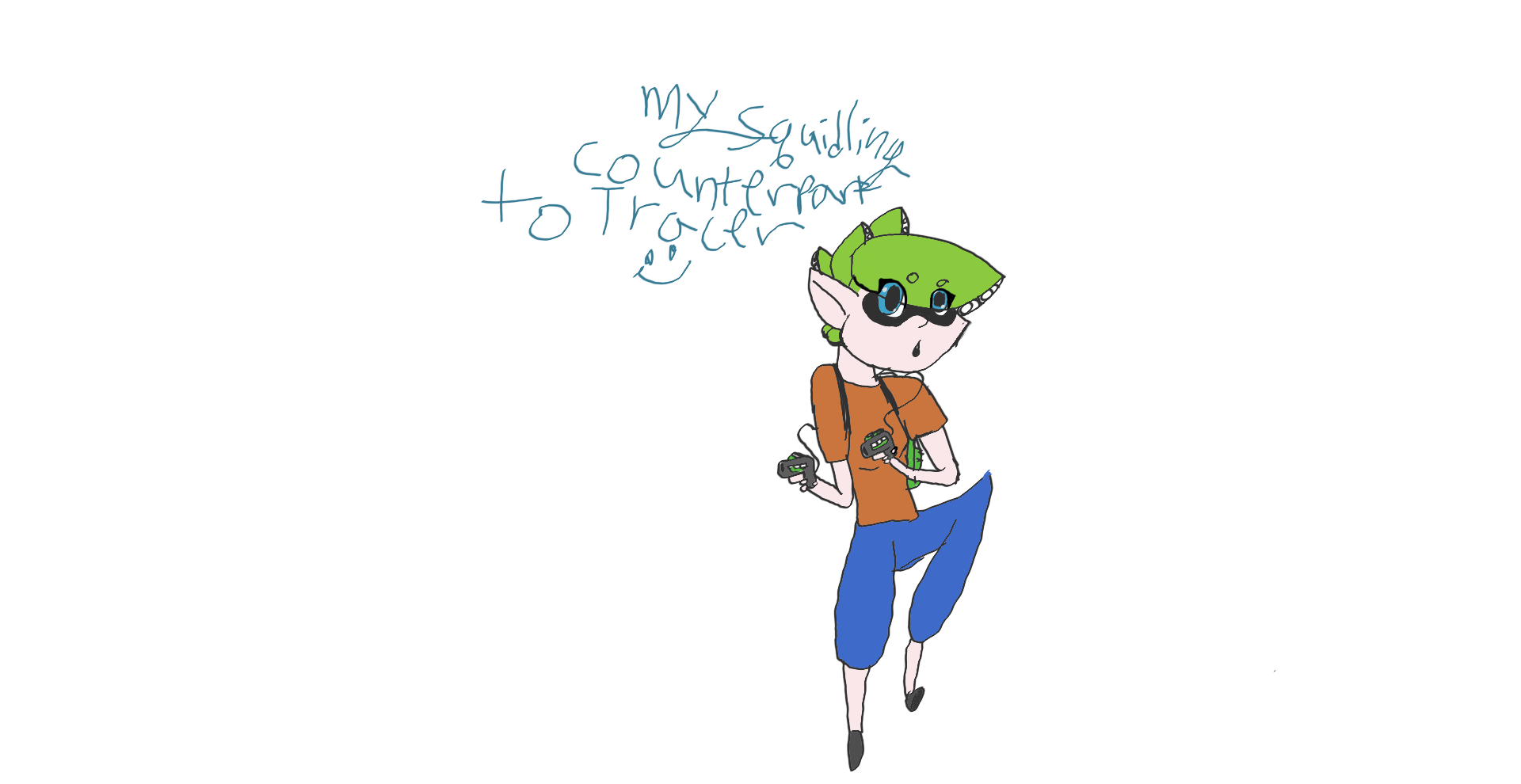 A Squidling Counterpart To Tracer.:) by eclipsamoon00 on DeviantArt