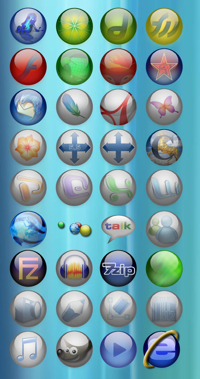 Program Bubble Icons by lehighost on DeviantArt