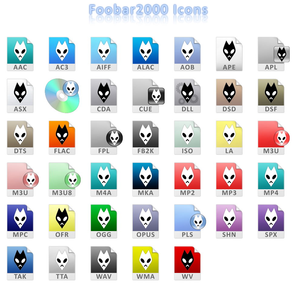 Foobar2000 Icons by dexxaboy on DeviantArt