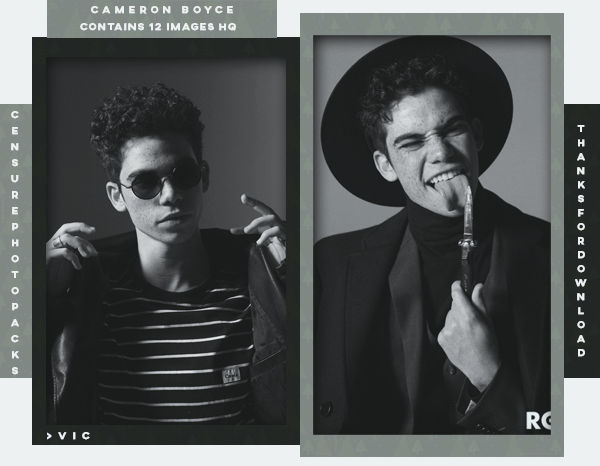 // PHOTOPACK 248 - CAMERON BOYCE // by censurephotopacks on DeviantArt