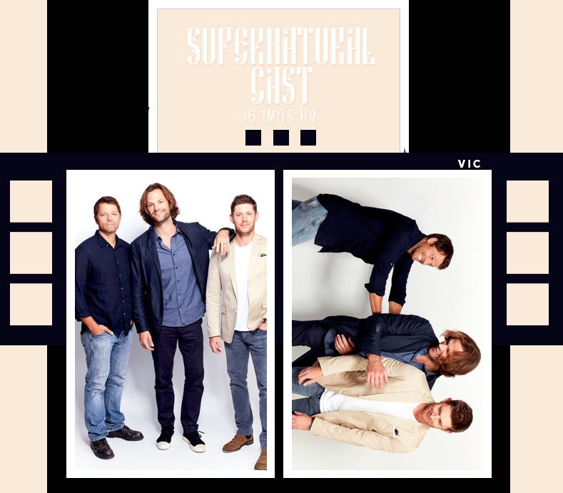 // PHOTOPACK 1144 - SUPERNATURAL CAST // by censurephotopacks on DeviantArt
