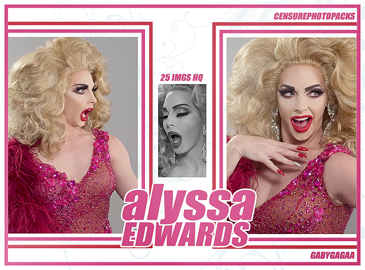 // PHOTOPACK 2492 - ALYSSA EDWARDS // by censurephotopacks on DeviantArt