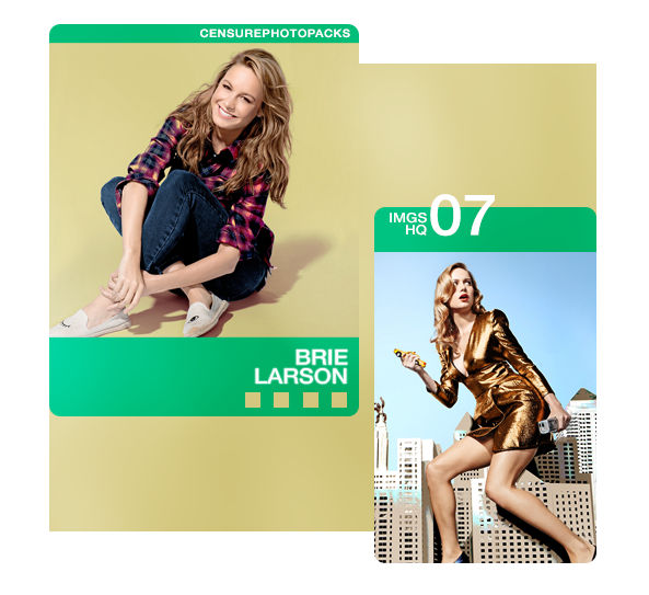 // PHOTOPACK 3615 - BRIE LARSON // by censurephotopacks on DeviantArt