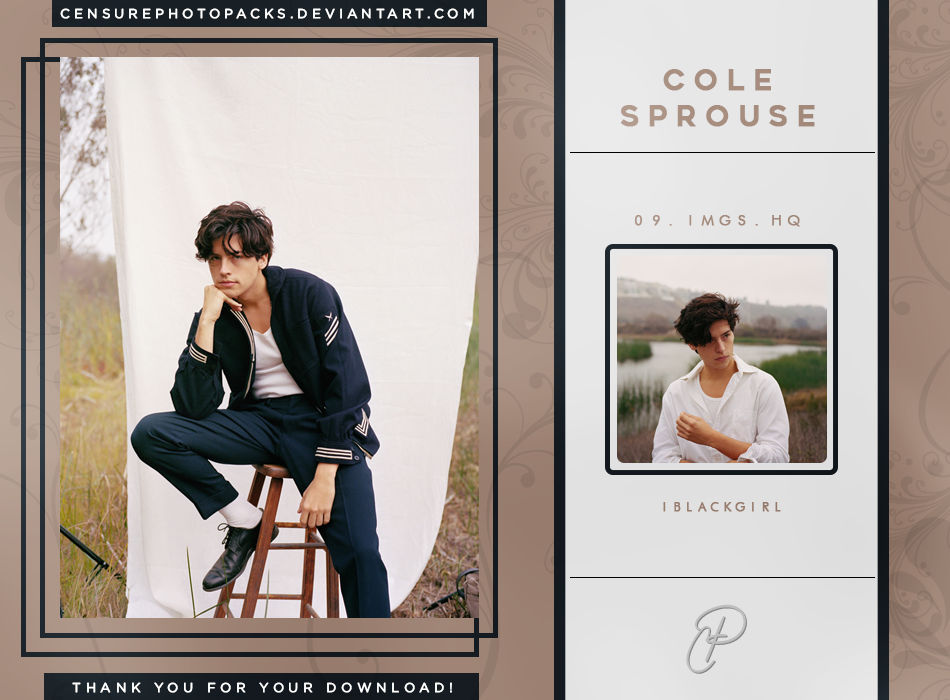 // PHOTOPACK 5276 - COLE SPROUSE // by censurephotopacks on DeviantArt