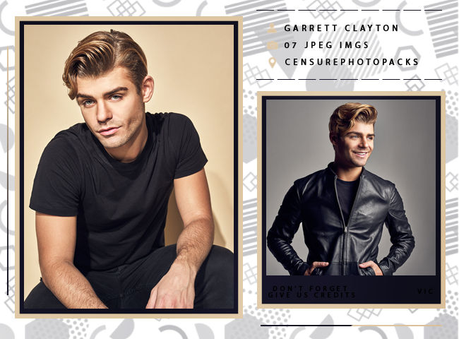 // PHOTOPACK 5845 - GARRETT CLAYTON // by censurephotopacks on DeviantArt