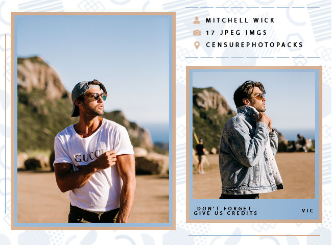 // PHOTOPACK 5942 - MITCHELL WICK // by censurephotopacks on DeviantArt