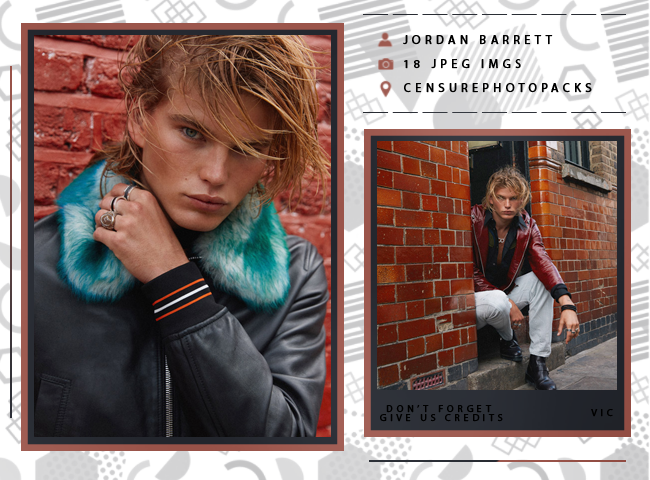 // PHOTOPACK 6027 - JORDAN BARRETT // by censurephotopacks on DeviantArt
